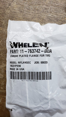 NOS Whelen Chrome Flange for LINZ6, LIN3 and TIR3 Heads New In Bag ...
