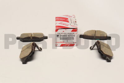 0446647110 Genuine Toyota PAD KIT, DISC BRAKE 04466-47110 | eBay