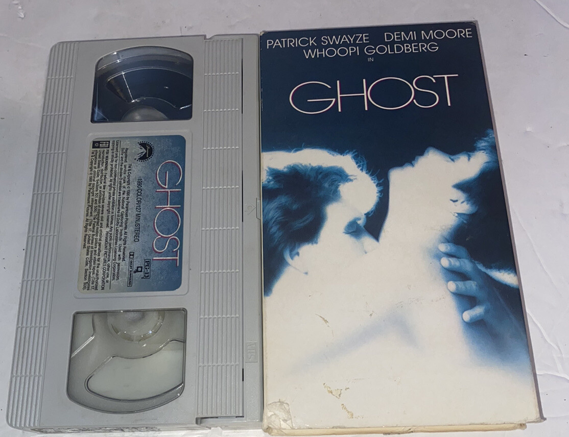 Ghost (VHS, 1991)Patrick Swayze Demi Moore Whoopi Goldberg Movie ...