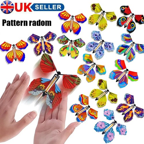 Wind Up Butterfly for Greeting Cards - Nature Design - Magic Flying Toy ...