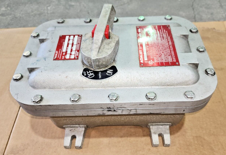 ADALET XCBA N4 EXPLOSION PROOF BREAKER ENCLOSED SWITCH | eBay