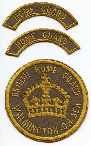 DAD'S ARMY / Home Guard - 3 Patch Set - Mainwaring, Wilson, Pike, Jones ...