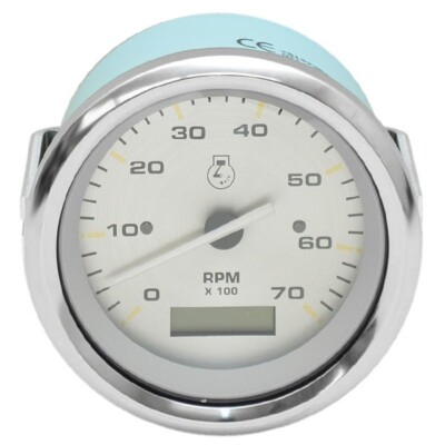 Teleflex Boat Tachometer 781479 | Gold Sterling 3 3/8 Inch | eBay