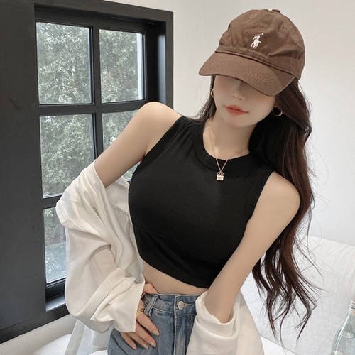 Women's Simple Chest Wrap Vest With Chest Pad Tube Top Thin Versatile ...