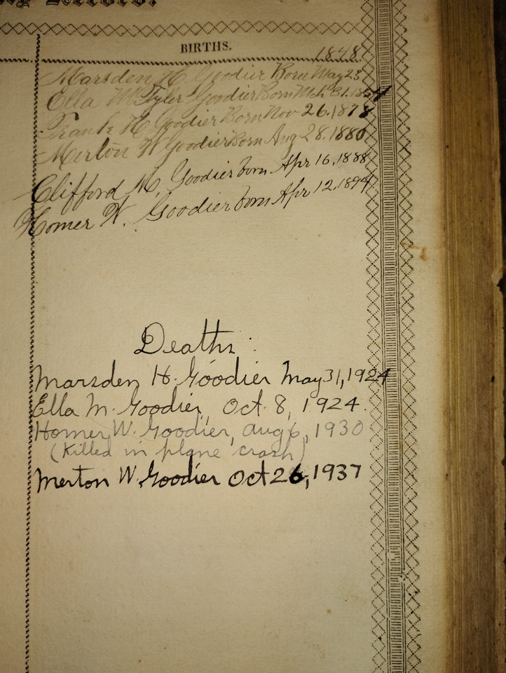 Wadsworth Family Bible M&E Phinney Stereotype Ed 1827 Leather Bound New ...