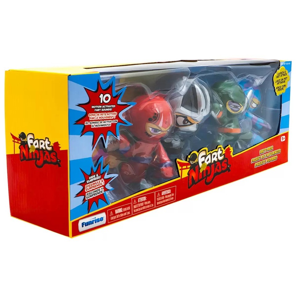 New Viral Funrise Fart Ninjas 5 Pack, Choice of Farty Pack or ...