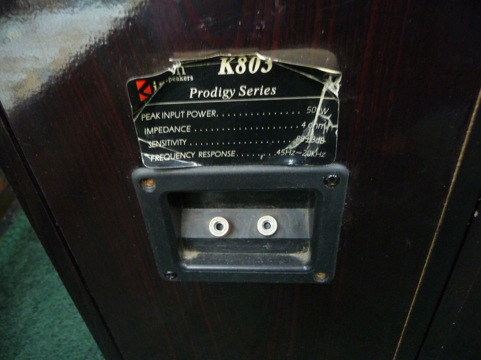 KIRSCH PRODIGY K803 pair of floor standing speakers - local los angeles ...