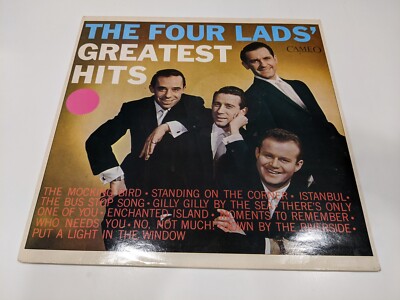 Four Lads "Greatest Hits" Vinyl LP (Rare 1983 UK Import; EX cover / NM ...