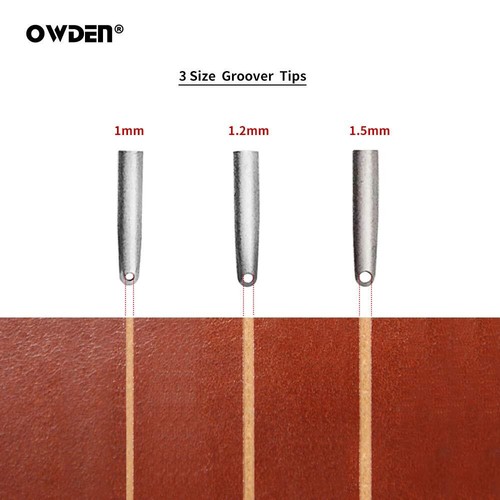 Professoinal Leather Tool3 In 1 Leather Adjustable Groover Tool 3 Size ...