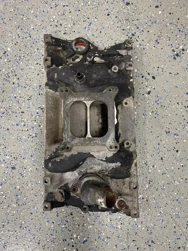 ⭐️⭐⭐️ CHEVY SBC 305 350 400 EDELBROCK PERFORMER VORTEC DUAL INTAKE ...