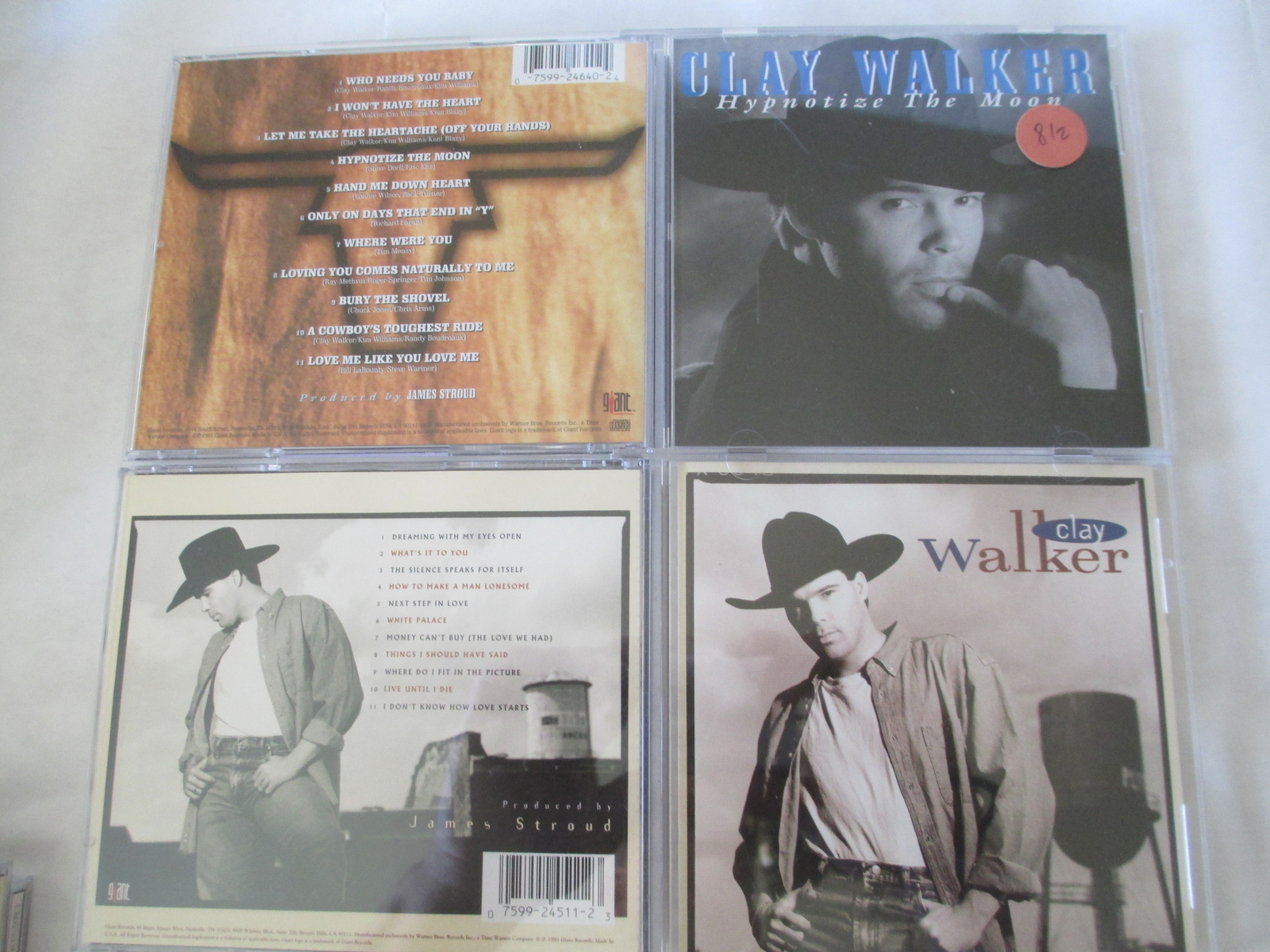 Clay Walker lot of 2 cds self titled and Hypnotize the Moon | eBay