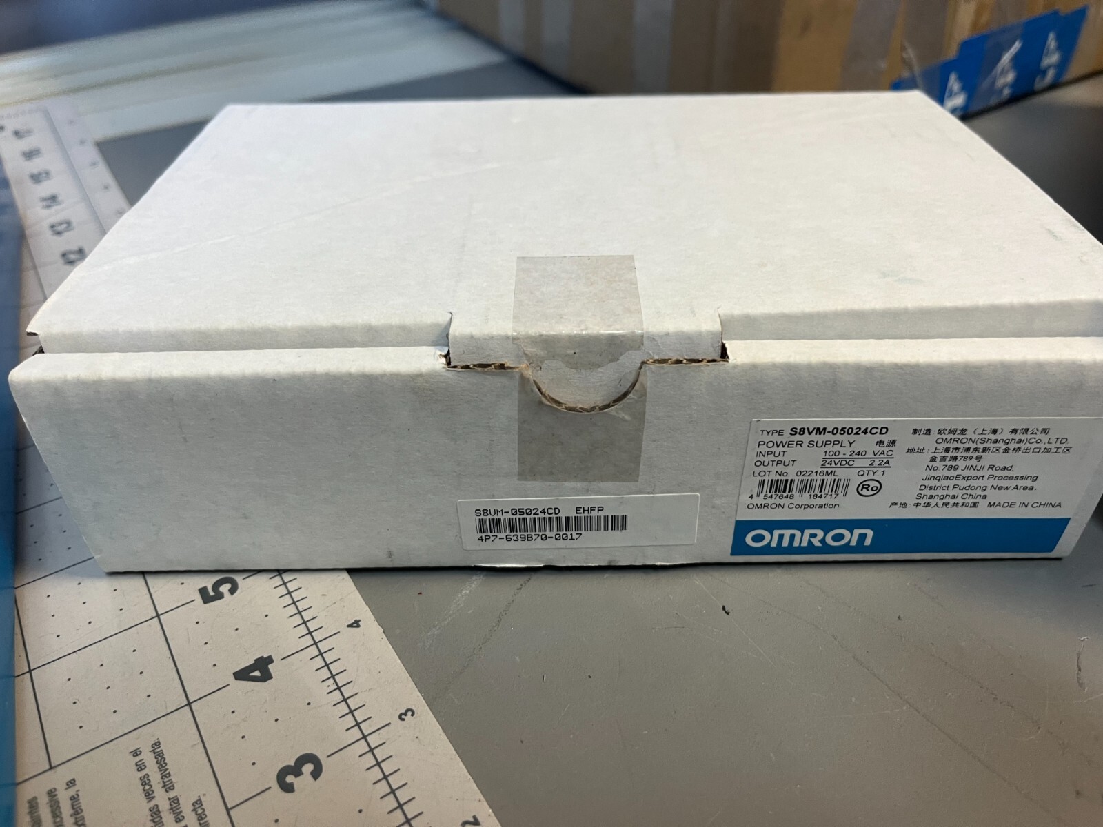 1pcs OMRON S8VM-05024CD Switching Power Supply DC24V 2.2A 50W | eBay