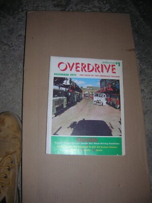 Vintage Overdrive Trucking Magazine December 1971 | eBay