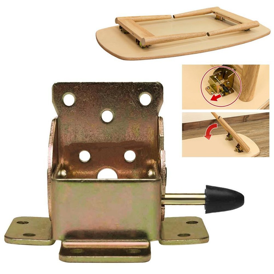 Metal Locking Folding Table Chair Leg Brackets Cabinet Hinges for ...