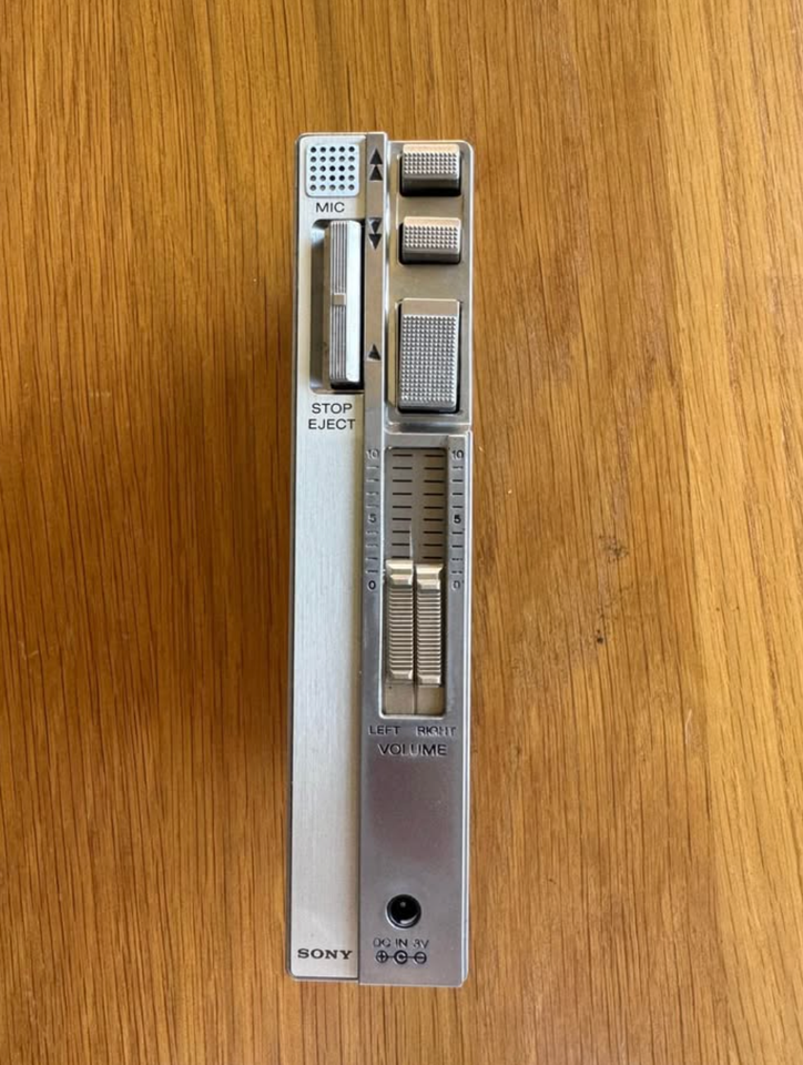 Sony Walkman WM-3 Stero Cassette Player with Japanese Black Leather ...