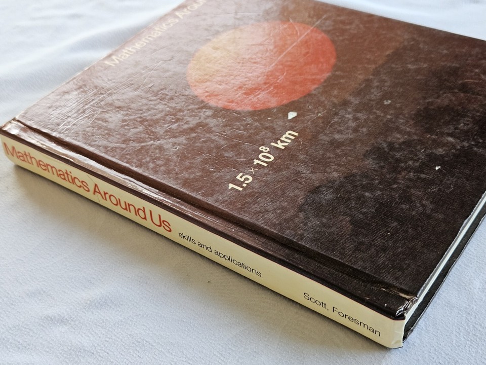 Mathematics Around Us Vintage 1975 Hardcover Textbook Skills ...
