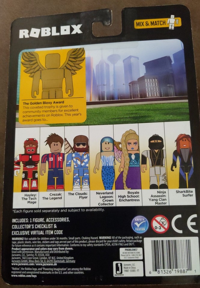 Roblox Gold Collection The Golden Bloxy Award Exclusive Virtual Item ...