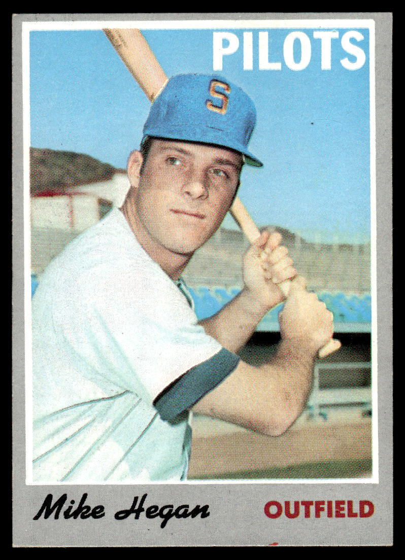 1970 Topps Mike Hegan #111 Seattle Pilots Baseball Card | eBay