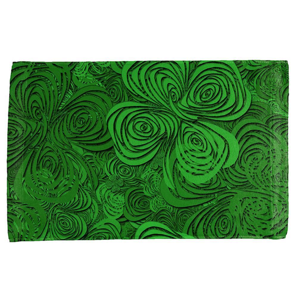St Patricks Day Trippy Irish Clover Field All Over Hand Towel | eBay