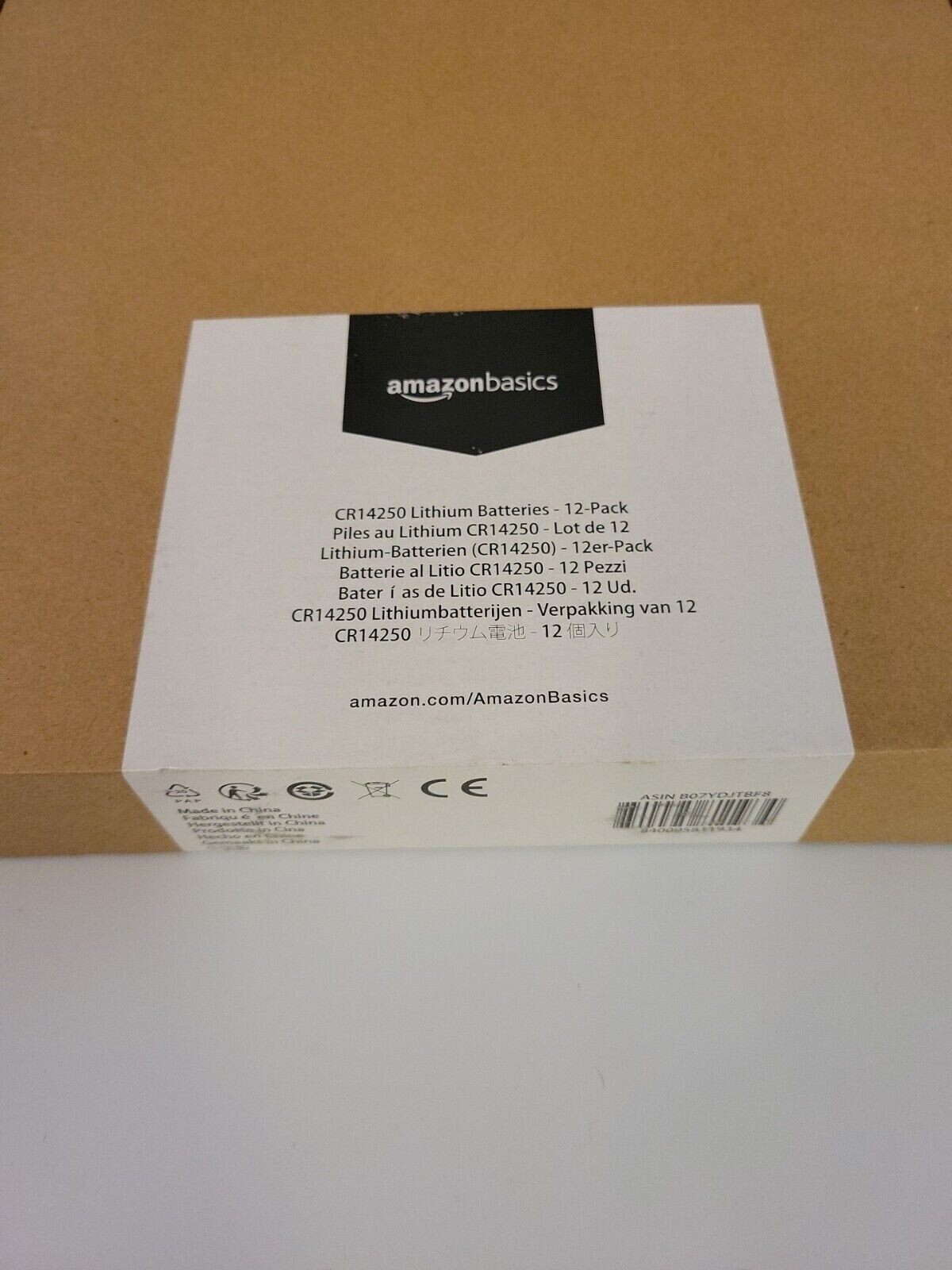 Lithium Battery CR14250 High-Capacity 3 Volt 1/2 AA Batteries 12 Pk ...