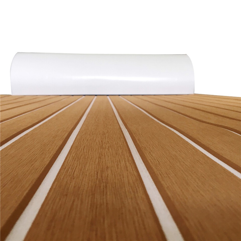 EVA Foam Teak Yacht Boat Decking Pad Sheet Marine Flooring Mat Pad Self ...
