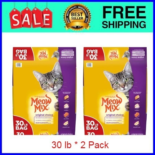 Meow Mix Original Choice Chicken, Turkey and Fish Dry Cat Food, 30 ...