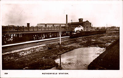 Netherfield near Nottingham. Railway Station # 231 by W.H.S.& S.N ...