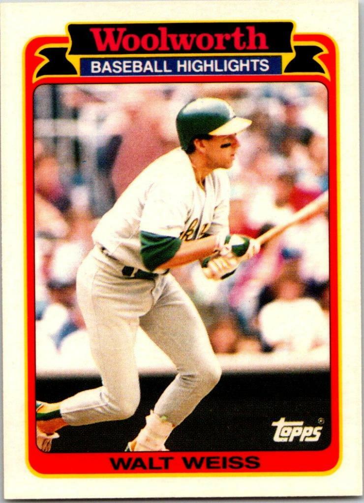 WALT WEISS 1989 TOPPS WOOLWORTH HIGHLIGHTS GLOSSY #5 (25% OFF) | eBay