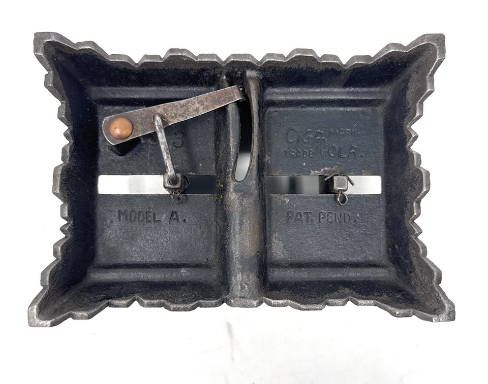 Vtg Cast Iron Art Deco Ciga Rola Model A Cigarette Roller Dispenser | eBay