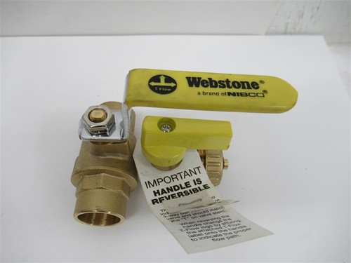 Webstone H-50613 , 3/4" Sweat Pro-Pal Full Port Ball Valve W/ Hose ...