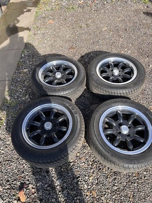 Lotus Elan/Europa 14 Inch Mini Light Wheels With Tyres | eBay UK