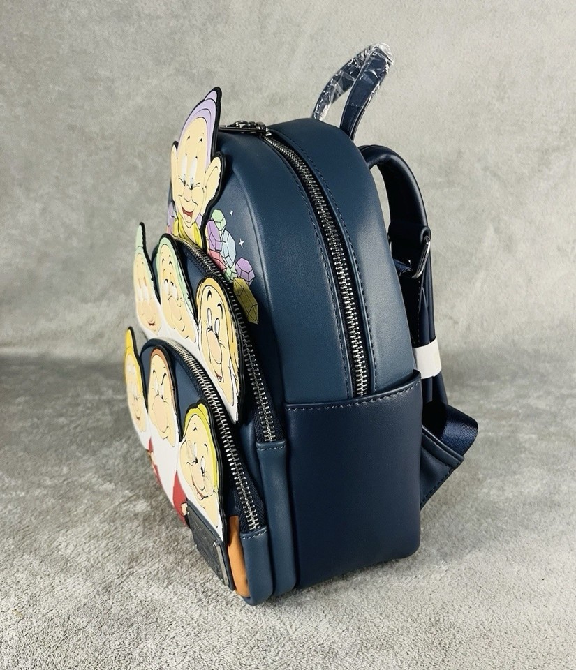 NEW Loungefly Disney Snow White Seven Dwarfs Mini Backpack | eBay