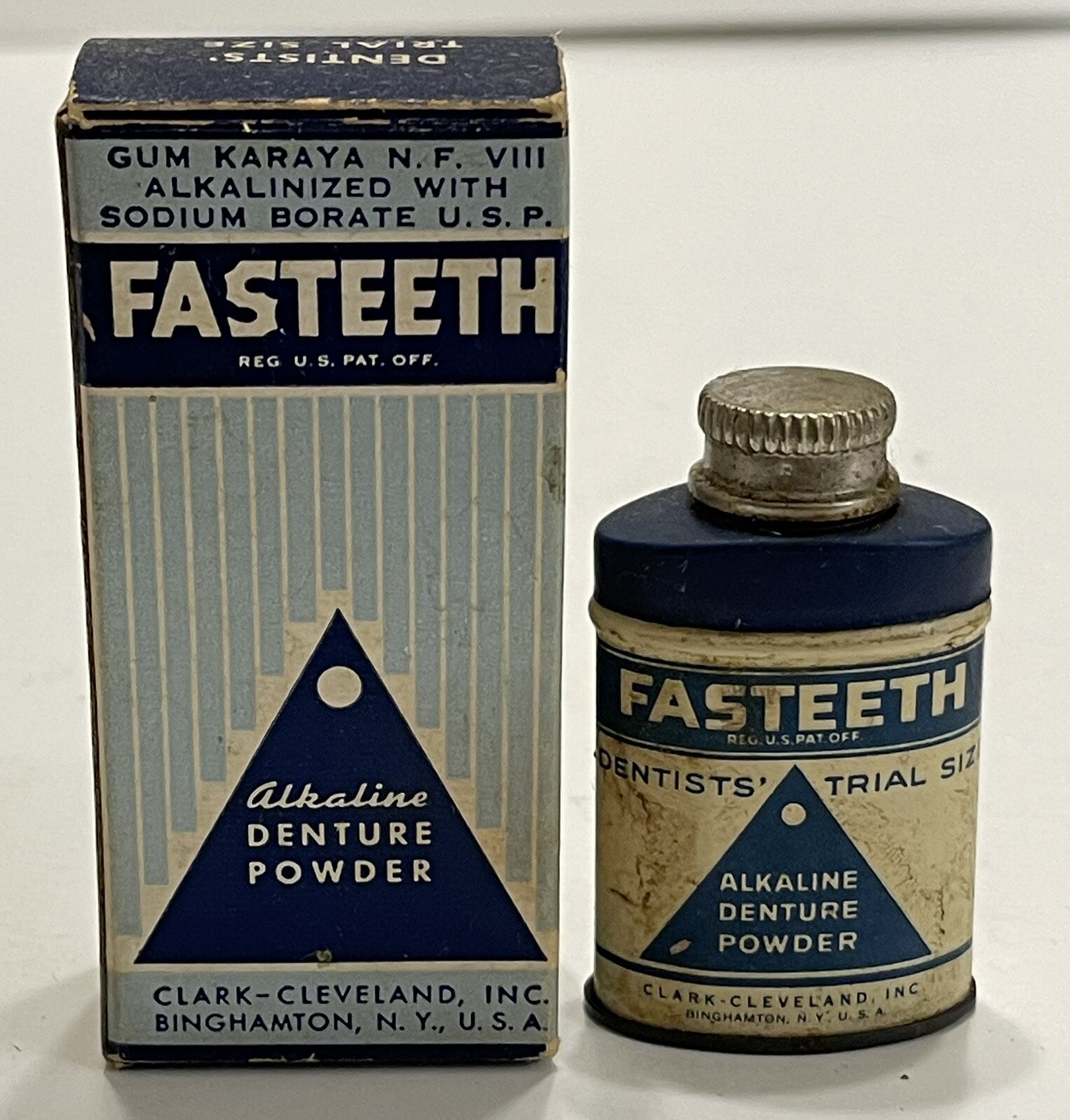 Fasteeth Denture Adhesive Powder Miniature Dentists Trial Size Original ...