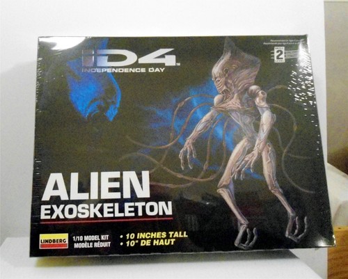 LINDBERG ID4 INDEPENDENCE DAY ALIEN EXOSKELETON MODEL KIT 77312 SEALED ...