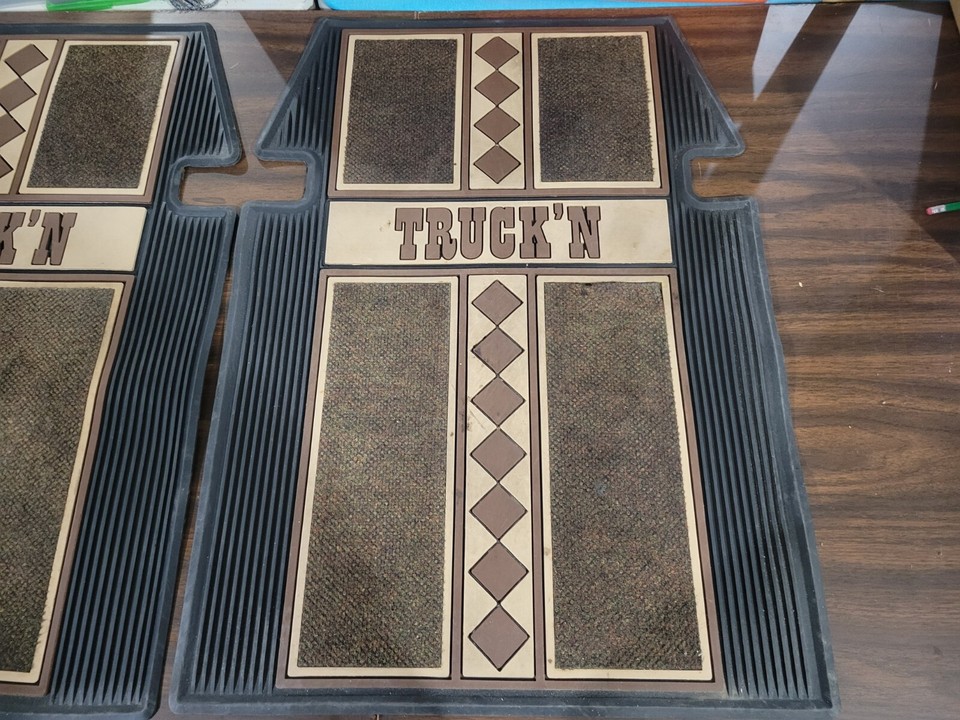 Vintage Brown Truck'n Plasticolor Floor Mats | eBay