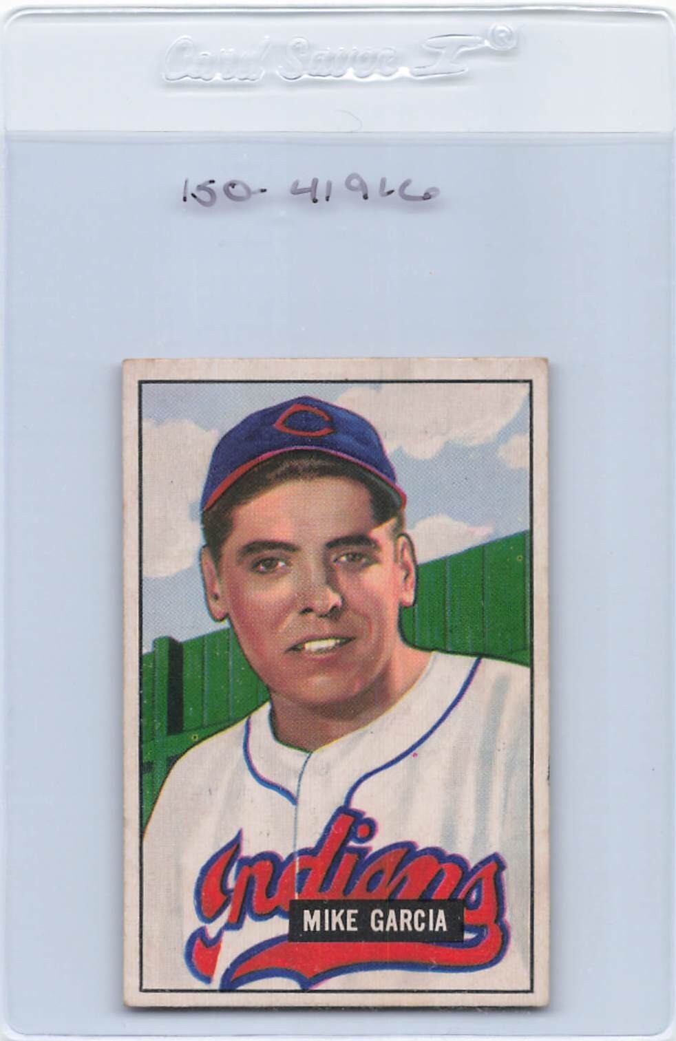 1951 Bowman #150 Mike Garcia Indians EX 51B150-41916-1 | eBay
