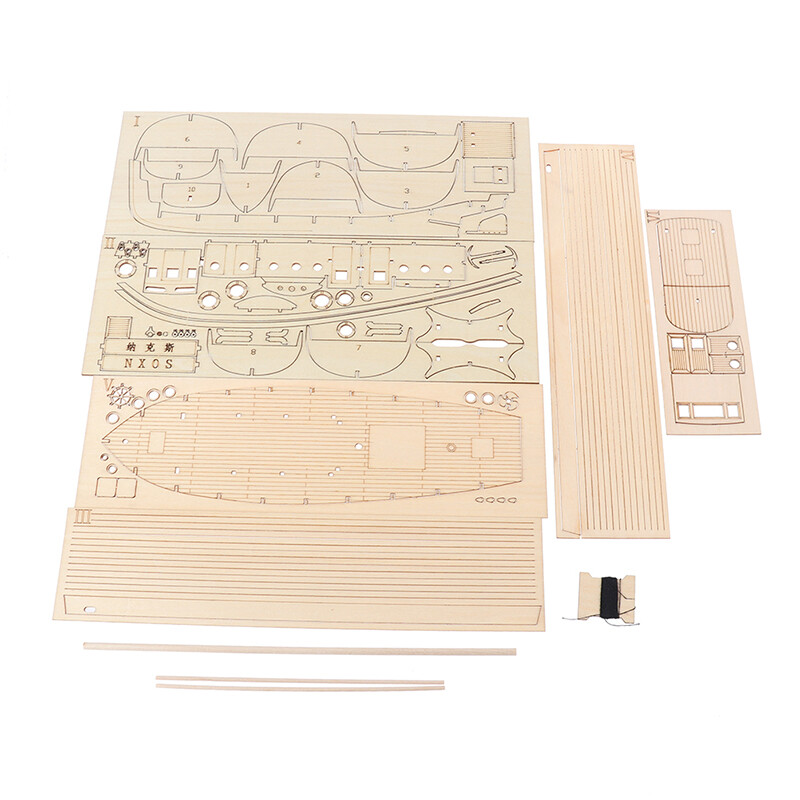 1:30 Ship Assembly Model Wooden Sailboat DIY Wooden Kit Puzzle Toy ^U ...