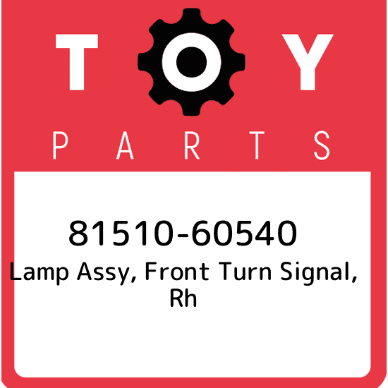 81510-60540 Toyota Lamp assy, front turn signal, rh 8151060540, New ...