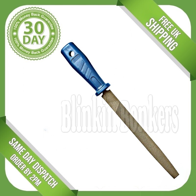 8" LONG 2ND SECOND CUT ENGINEERS FLAT FILE TOOL FOR FILING METAL CROSS ...