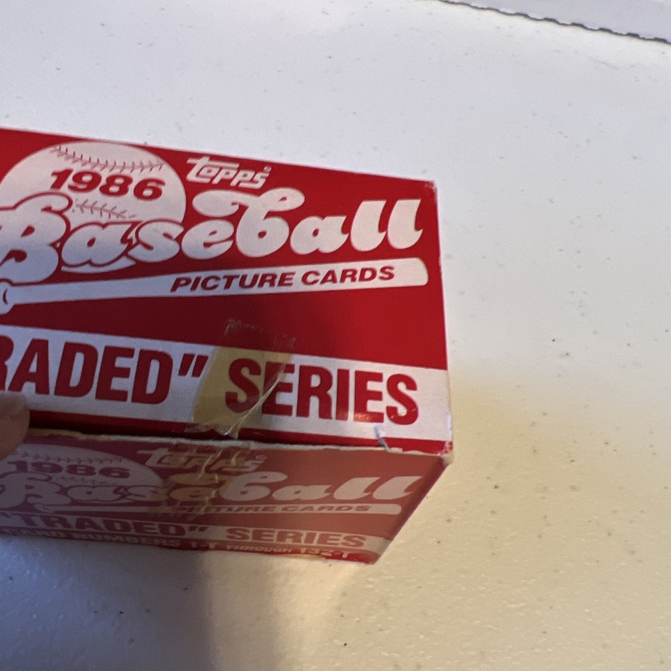 1986 Topps Traded Baseball 132 Card Set Possible High Grade Barry Bonds ...