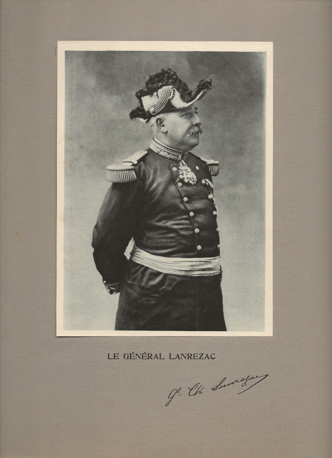 Photo Antique, Portrait Military General Lanrezac, France Vintage ...