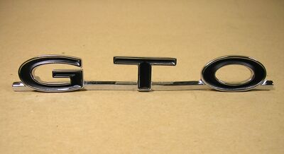 1964 1969 Pontiac ''GTO'' Trunk Script New, C8701433R | eBay