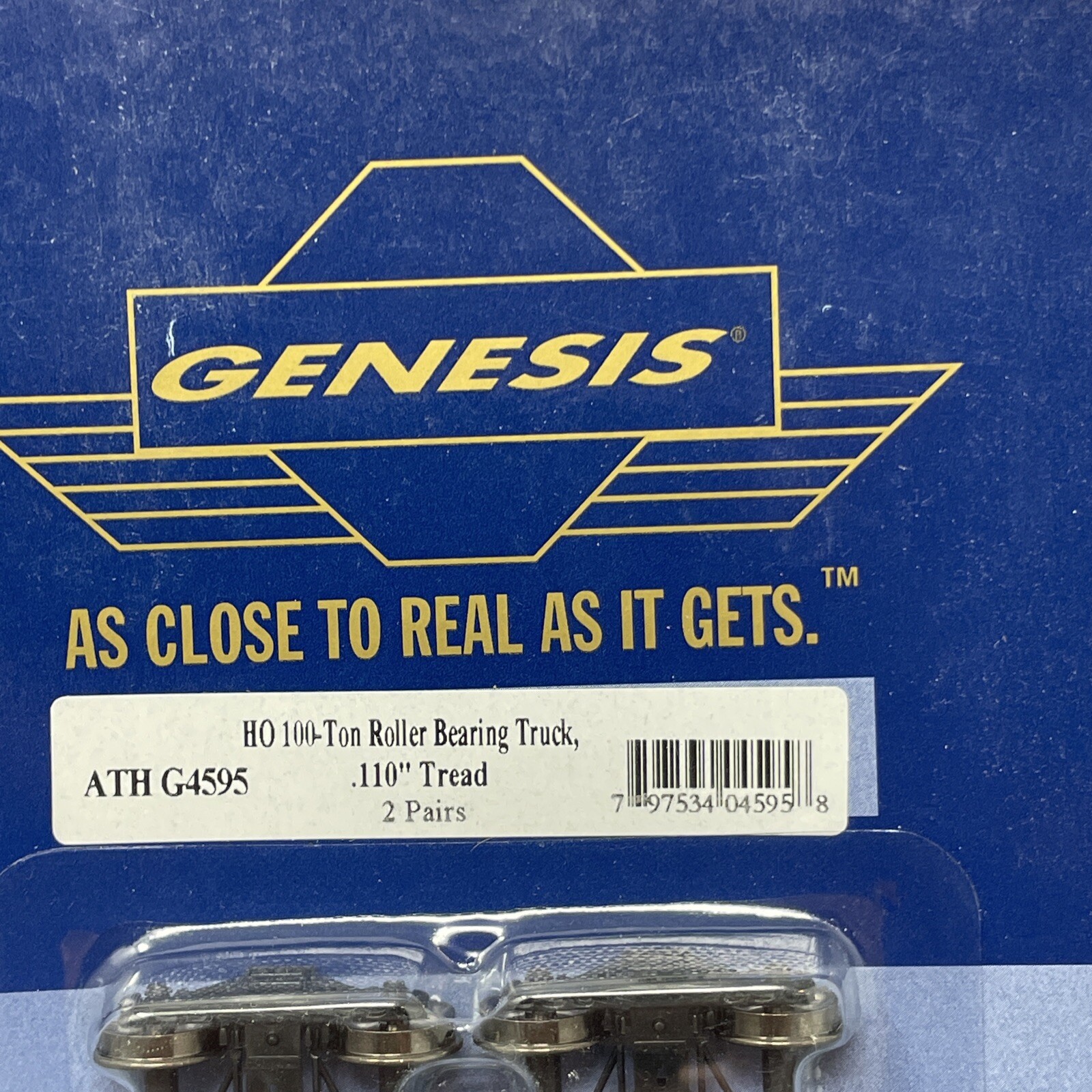 HO Scale Athearn Genesis G4595 100-Ton Roller Bearing Truck, .110" Tread (2 Pr) | eBay