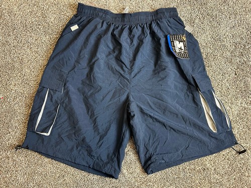 Starter Cargo Men's Mesh Shorts Navy Blue Large NEW | eBay
