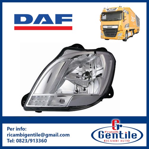 DAF XF 106 2013 Headlamp Left SX H1-H7 A LED With Adjustment Manual | eBay