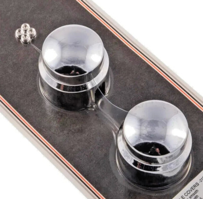 1981-2007 Harley Softail Chrome Dome Rear Axle Covers colony 2121-2 | eBay
