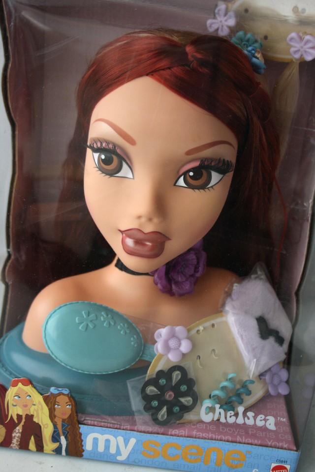 RARE 2003 MY SCENE CHELSEA STYLING HEAD BARBIE MATTEL NEW SEALED ! | eBay