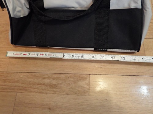 Masterforce Tool Bag-Tan Black-Double Handle-Footed-14 Long x 9Tallx7.5 ...