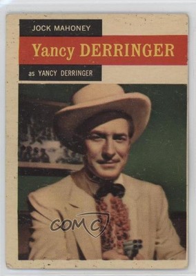 1958 Topps TV Westerns Yancy Derringer Jock Mahoney as Yancy Derringer ...