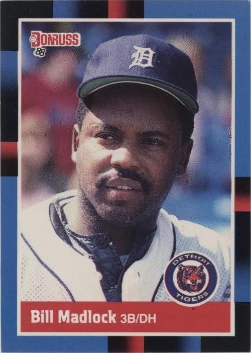 1988 Donruss - Bill Madlock #496 Last Line Begins with With for sale ...